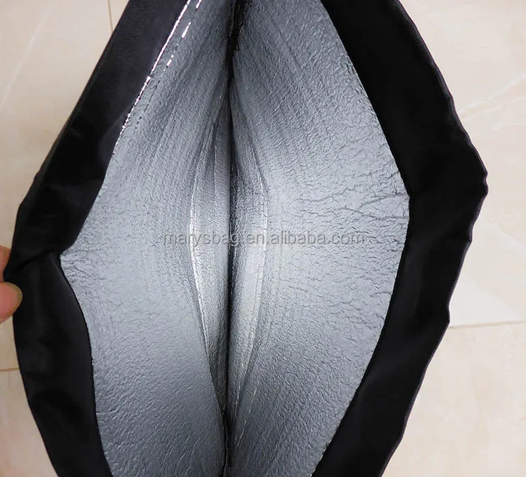 Insulated Drawstring Backpack With Waterproof Liner - Buy Insulated ...