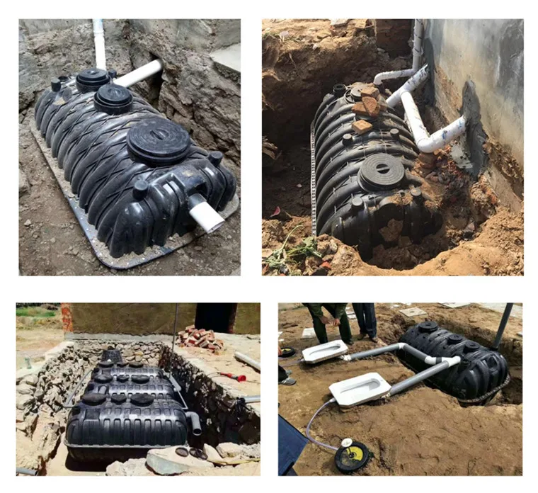 Toilet Cesspool Nightsoil Sludge Biogas Digestion Tank