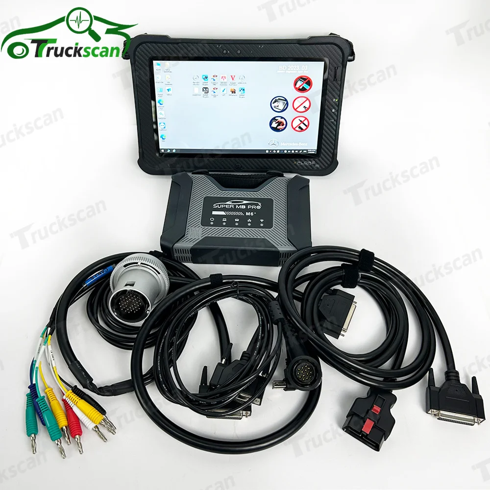 Doip Super Mb Pro M6+ For Benz Car And Truck Diagnostic Tool Mb Star C6 ...