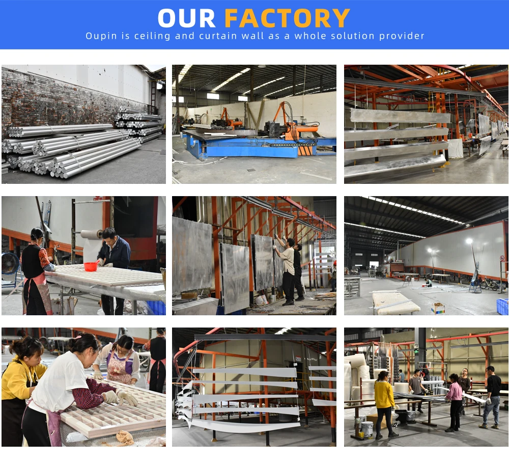 Aluminium Perforated Wave Facade Panels For Exterior Cladding - Oem