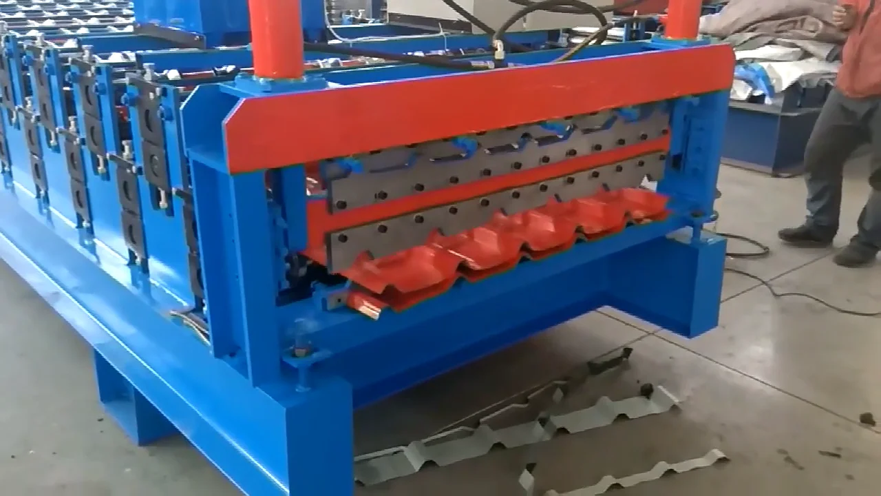 Automatic Trapezoidal Iron Sheet Standing Seam Roofing Roll Forming ...