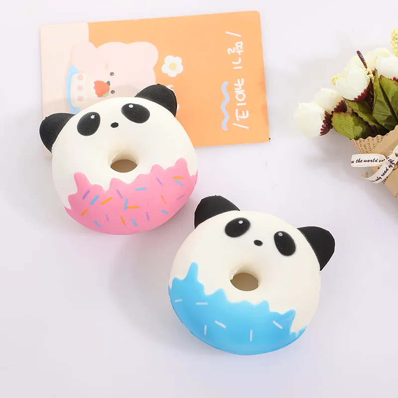 Best Sell Custom Panda Ring Pu Slow Rise Squishy Kawaii Animal Toys ...