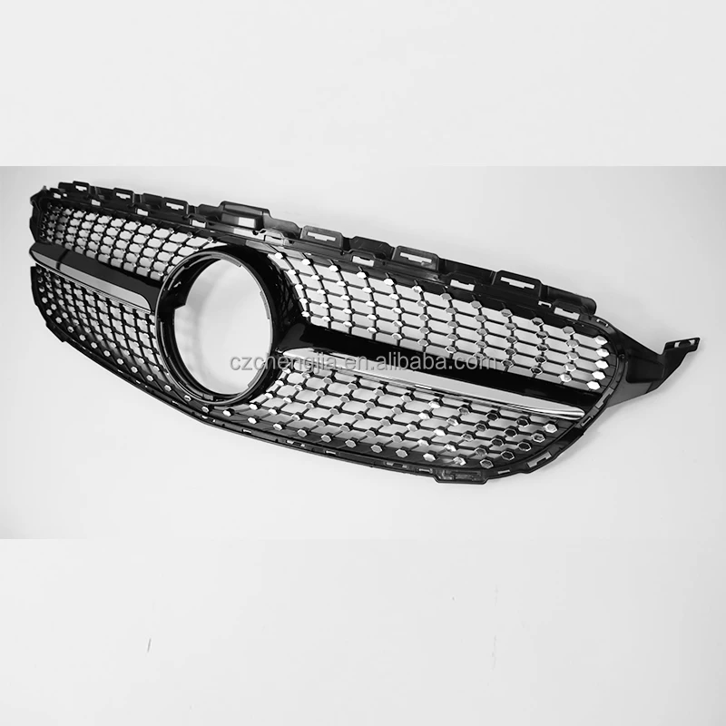 2015-2018 Mercedes Benz C CLASS Black ABS Diamond Grille
