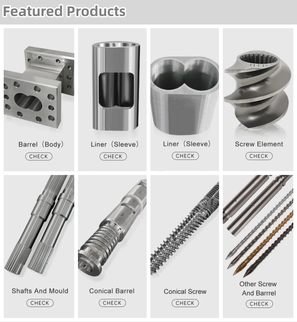 BLM Corrosion-Resistant Screw Bushings for Rubber Particle Modification ...