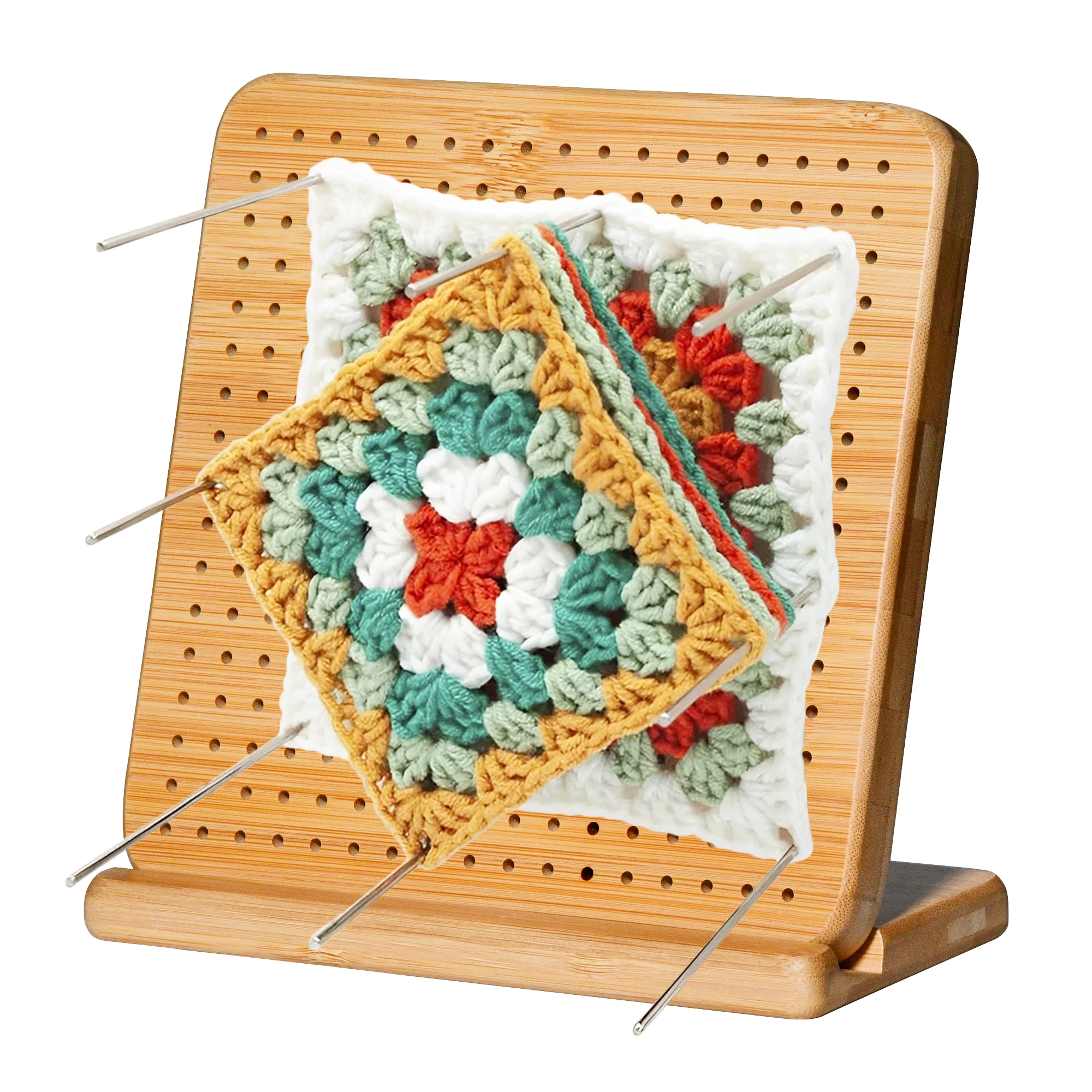 Bamboo Knitting Crochet Board - Perfect for Craft Projects