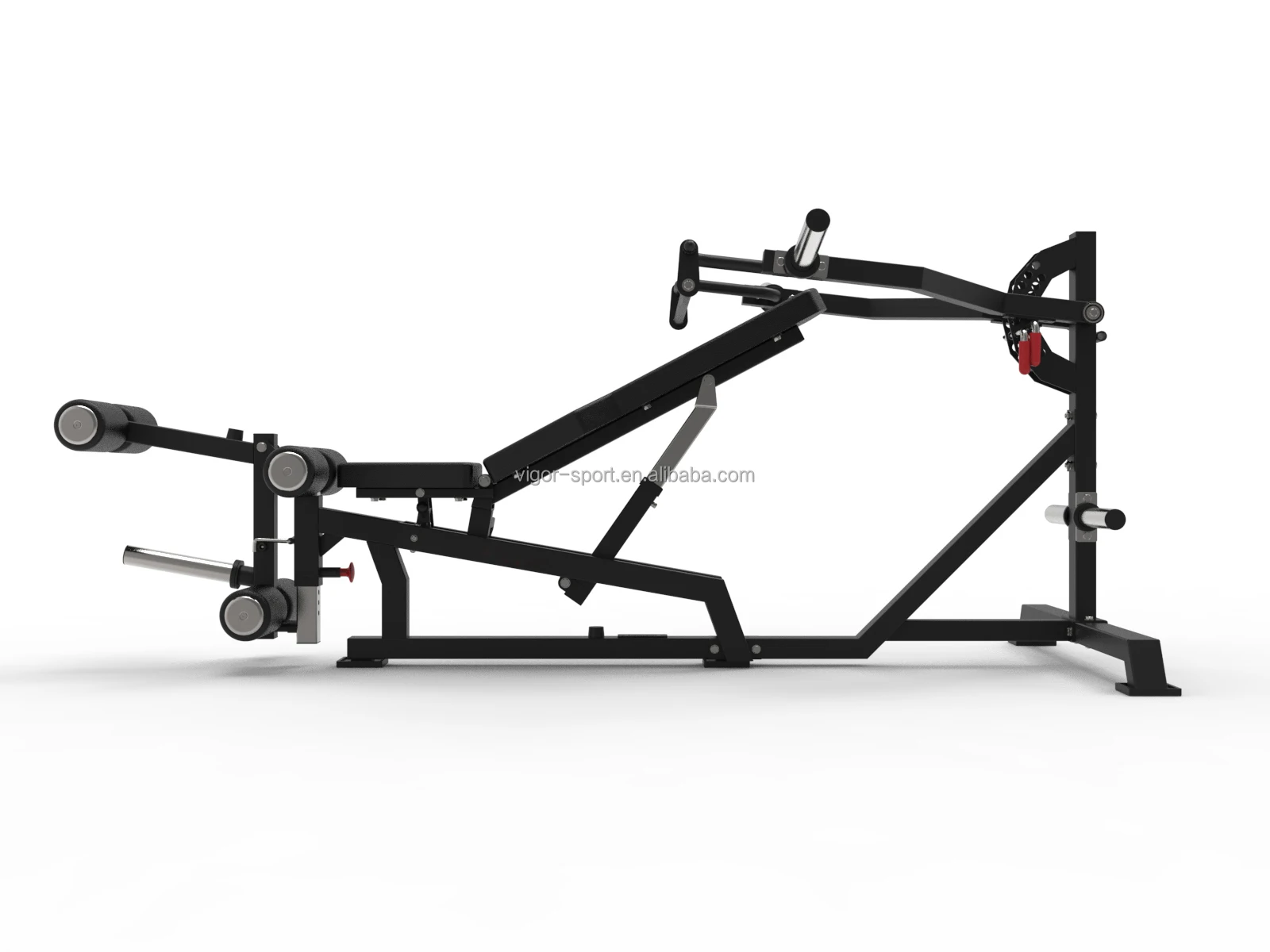 Chest Press Machine - Adjustable Bench for Home Gym