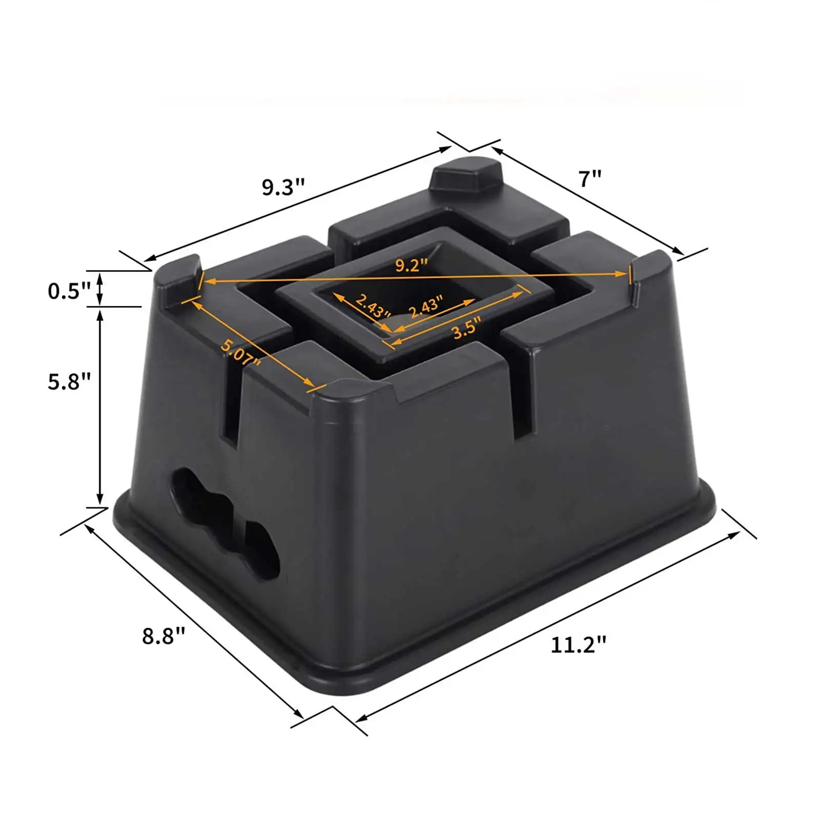 Trailer Jack Block, RV Camper Jack Block, Use for Any Tongue Jack, Post ...