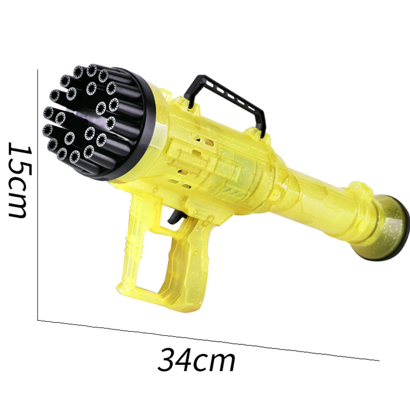 Outdoor Rocket Boom Machine Kids Electric Toy - 21 Hole Bubble Gun Shooter