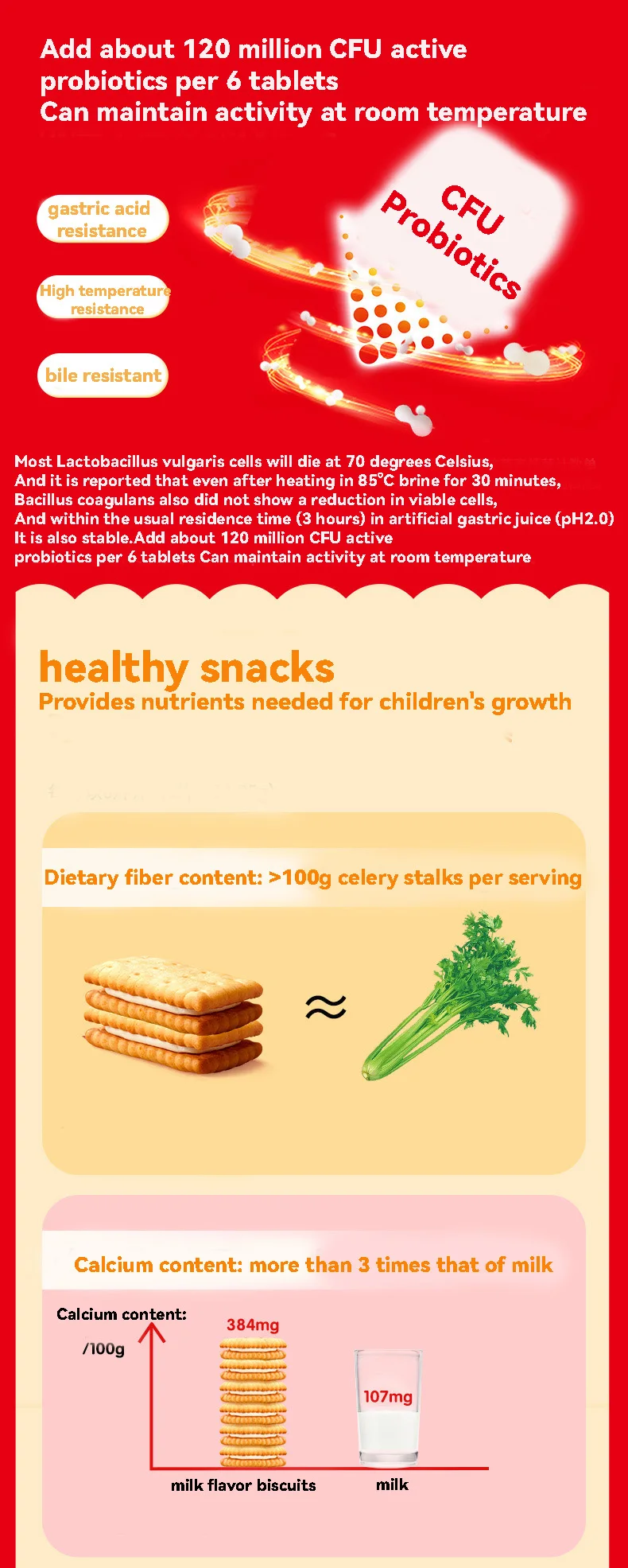 Glico Kids Probiotic Biscuits Healthy High Calcium Vitamin Rich Exotic ...