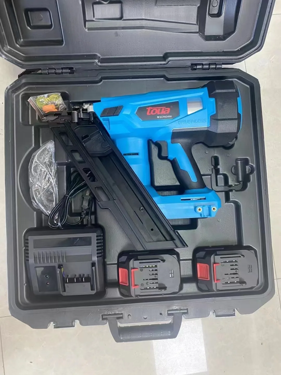 Toua Dcfn 3490 Nailing Machine With Nailing Frame For Fuel Panel/wood ...