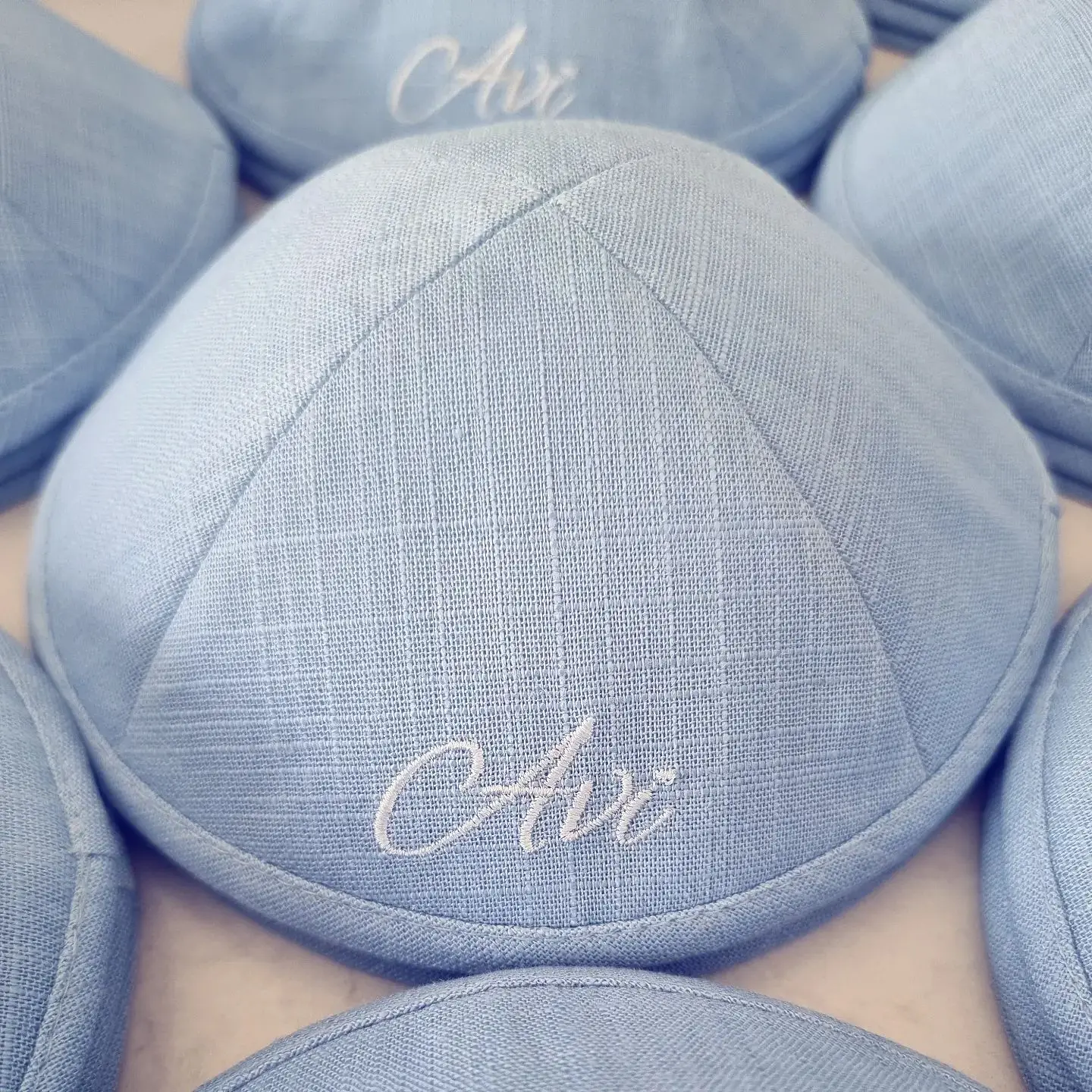 Custom Muslim Yarmulke Velvet Kippah Hat Jewish Kippot Cap