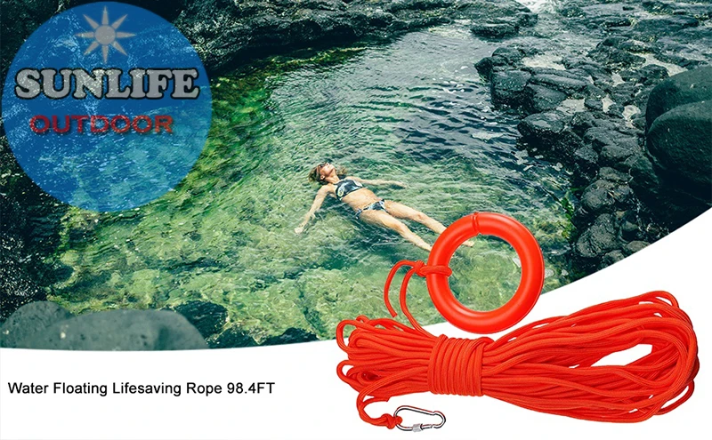 Buoyant Life Line - 30m Polypropylene Throwing Rope