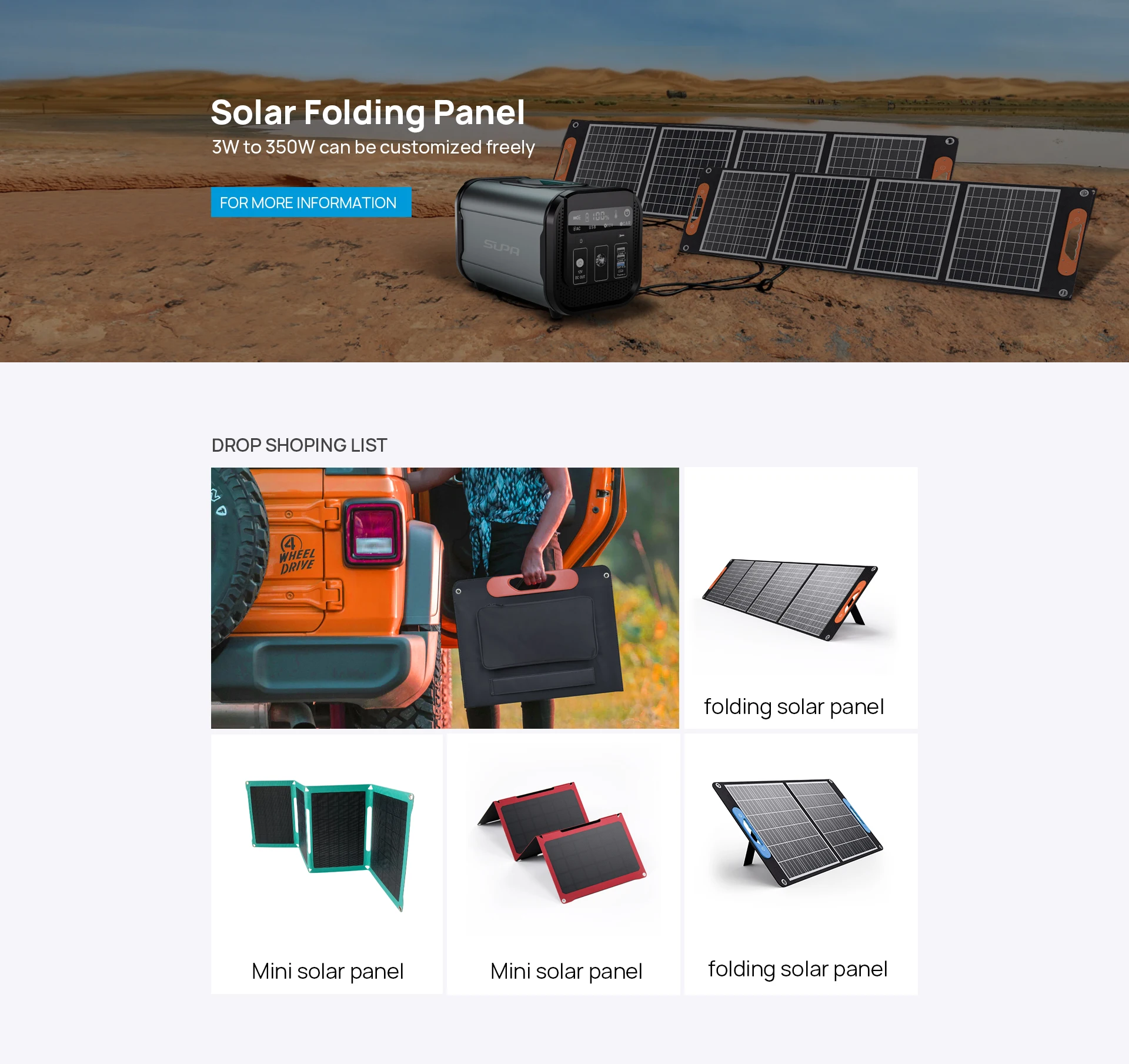 Shenzhen SUPA Industrial Stock Co., Ltd. - Solar Panels, Portable Power ...