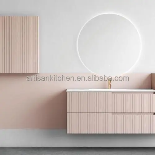 Custom Vanity - Artisan Contemporary MDF Wall Hung Mounted Bathroom