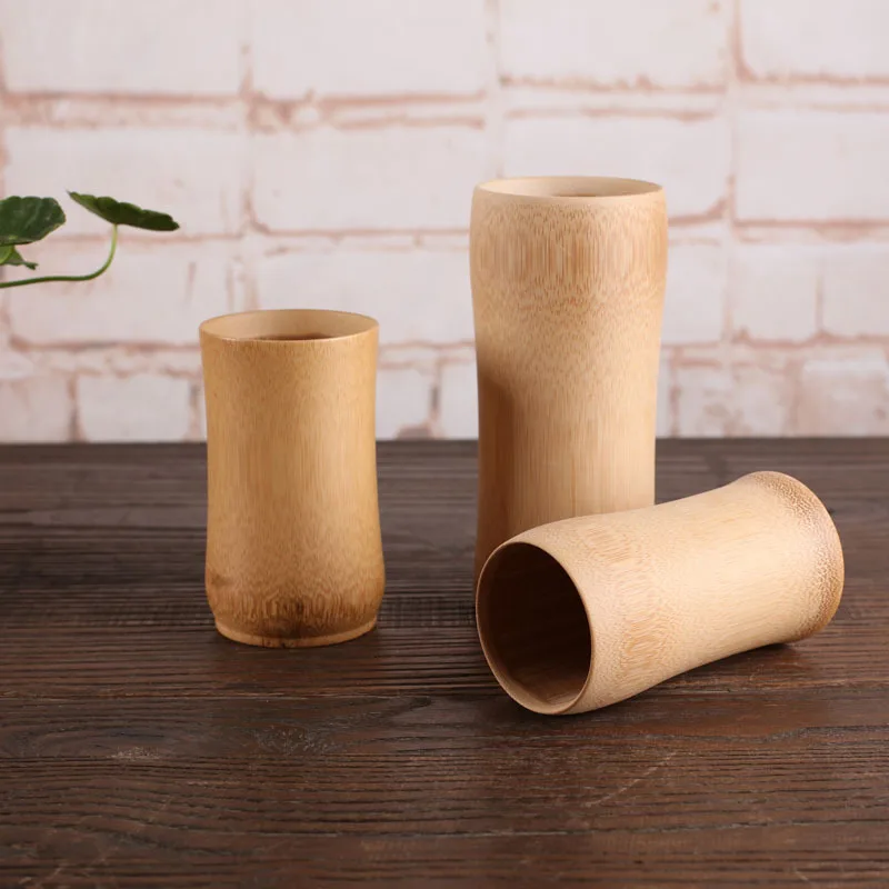 Chinese Retro Bamboo Carbonized Tea Mug Unpainted Modern Design Water ...
