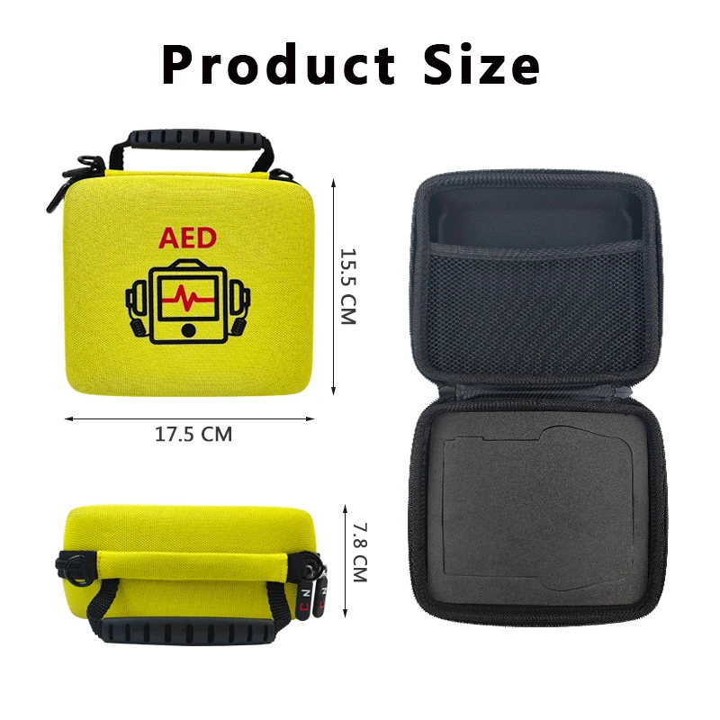 Portable EVA AED Defibrillator Bag Case Medical AED Defibrillator ...