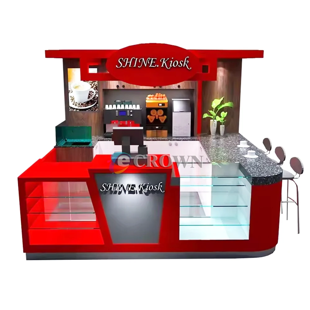 Retail Store Kiosk Shopping Mall Design Coffee Bar Pit Retail Store ...