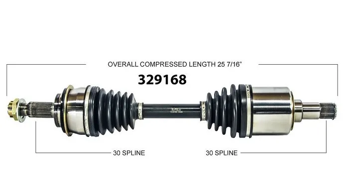 Oem 43430-04070 Front Cv Drive Axle Shaft Complete Assy For Toyota ...