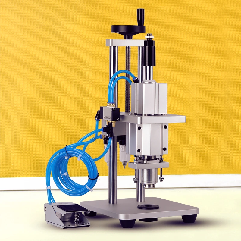 Desktop Semi-Auto Vial Sealing Machine Injection Glass Oral Liquid ...