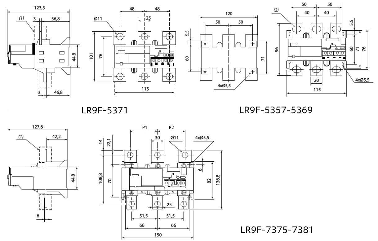 Thermal Overload Relay LR9F - Reliable Overcurrent Protection