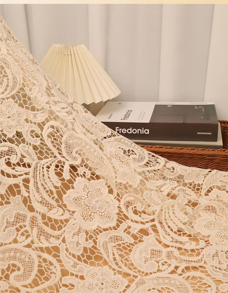 Custom 2024 Latest Luxury White Top Quality Swiss Lace Water Soluble ...