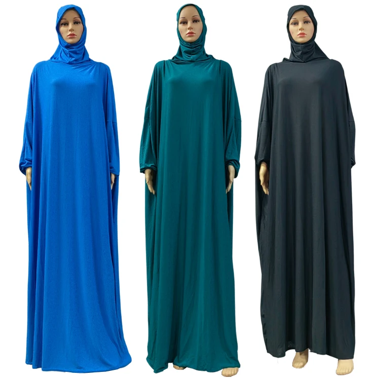 Alibaba.com: Muslim Women Jilbab One-piece Prayer Dress, Hooded Abaya ...