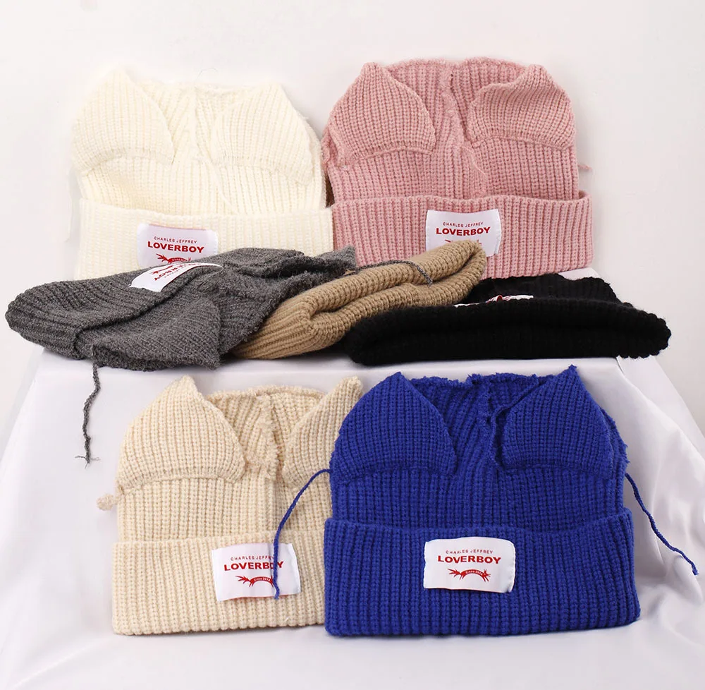Cute Cat Ears Beanie Hats - Warm and Stylish Winter Wear