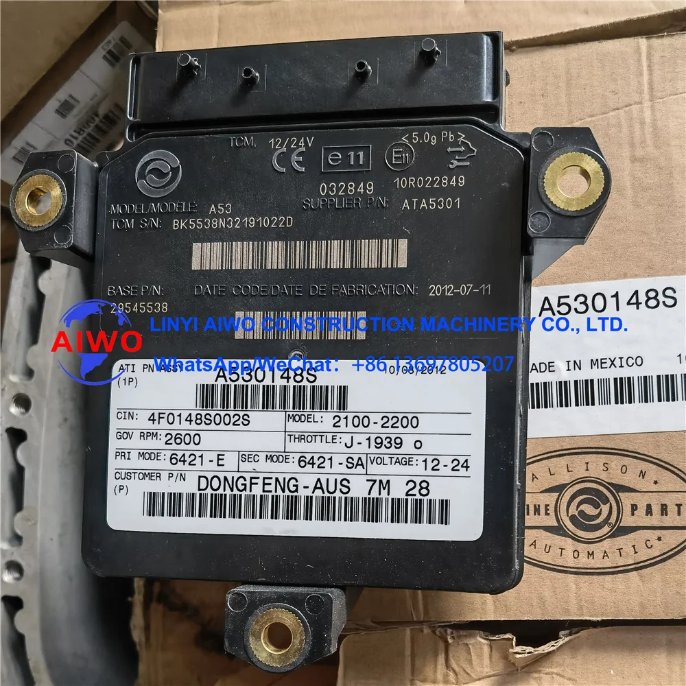 Alison 3000 Transmission Control Module A53 24838294 TCM 29545538