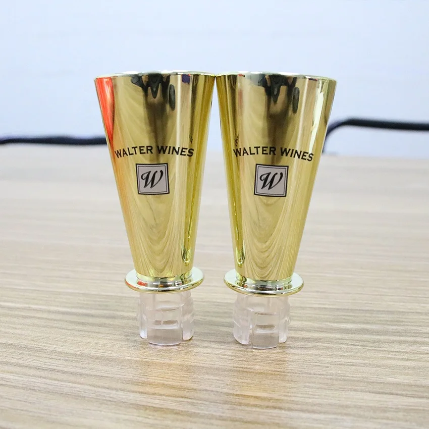 Promotional Gift Plastic Mini Champagne Sippers Custom Wine Pourer