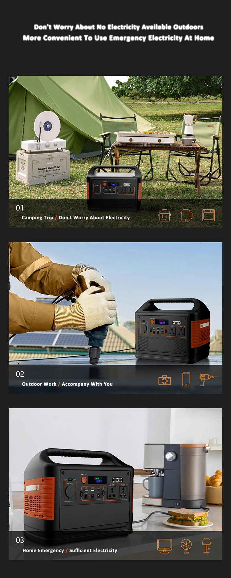 Sunpok 300w 1000w 1kw Power Bank 300wh 1kwh Bateria Solar Portable ...