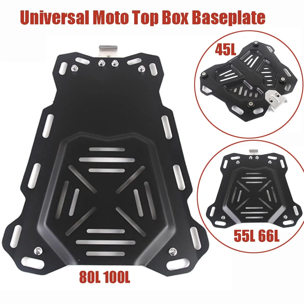 45l Universal Motorcycle Aluminum Rear Trunk Luggage Case Waterproof ...