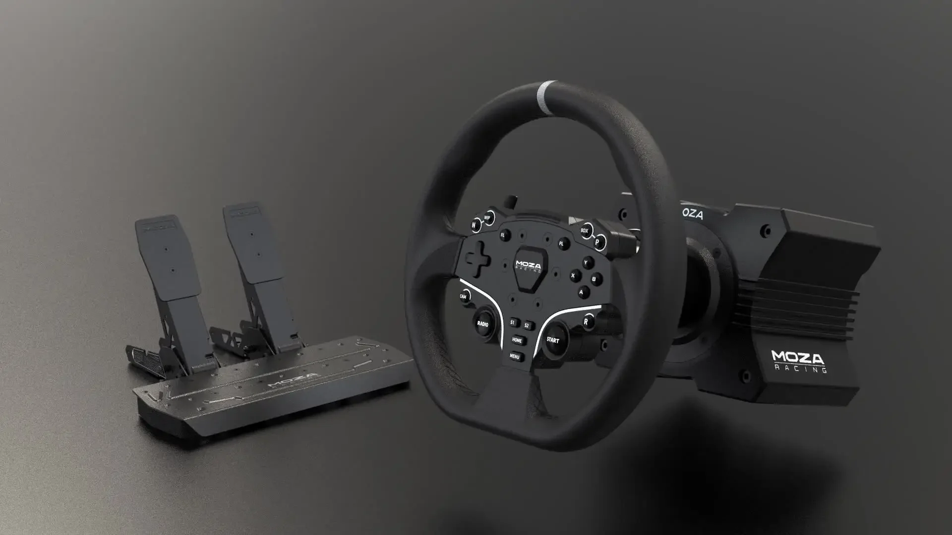 MOZA Racing R5 Bundle Kit - Enhance Your Racing Simulator Setups with ...