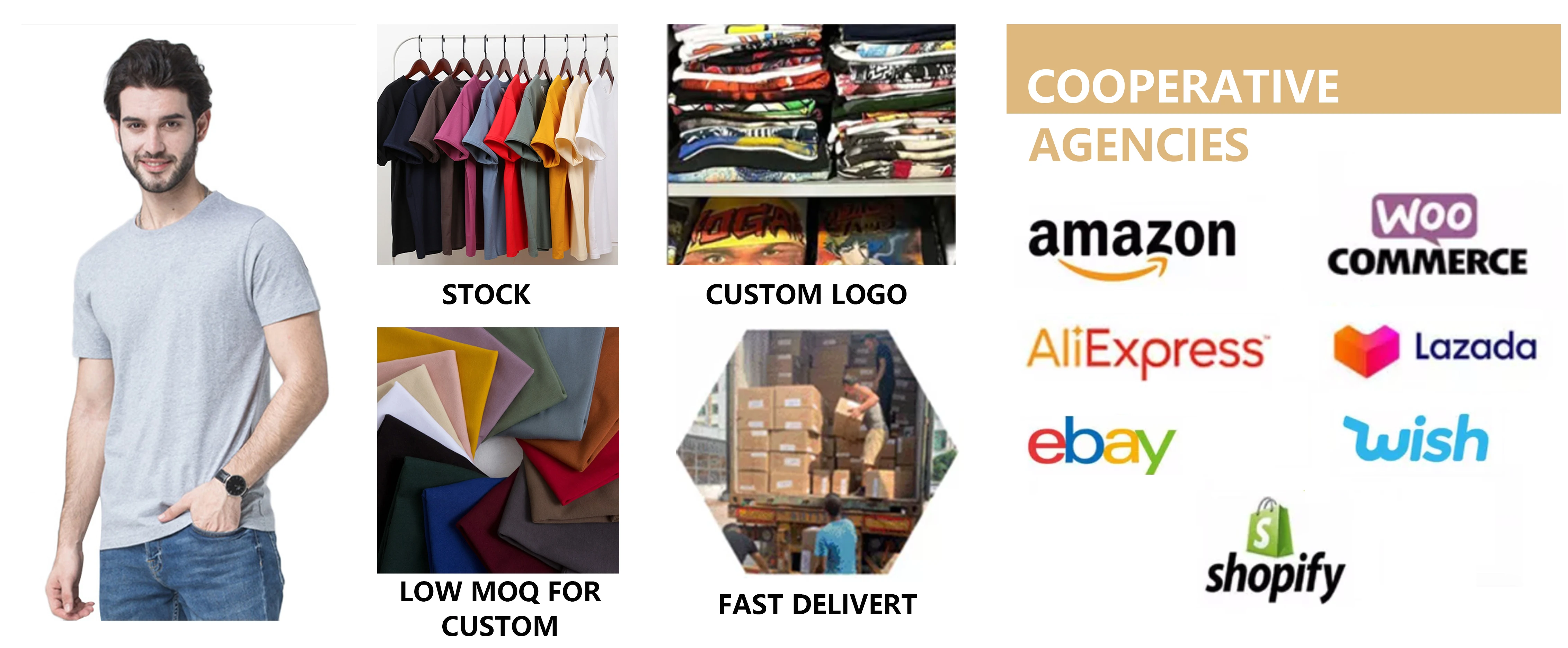 Clothing Manufacturers Premium Custom Printing On Your Own Brand Logo ...