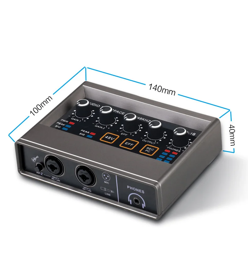 Studio Live External Sound Card - Professional Audio Interface
