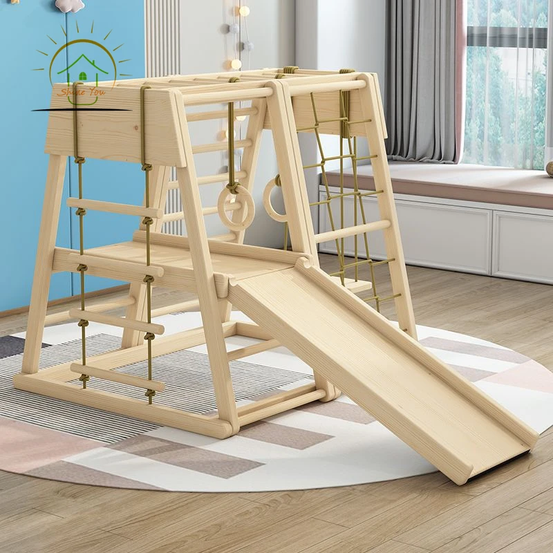 Montessori Wooden Children's Climbing Frame - Indoor Toy