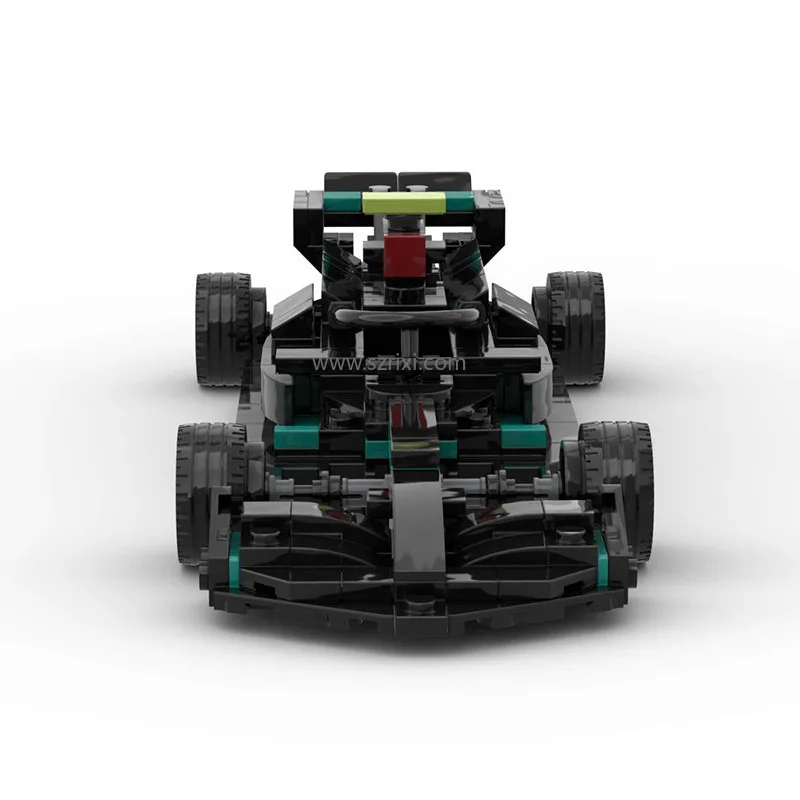 Moc Technic F1 W14 Black Roadster Sports Racing Car Model Vehicle ...