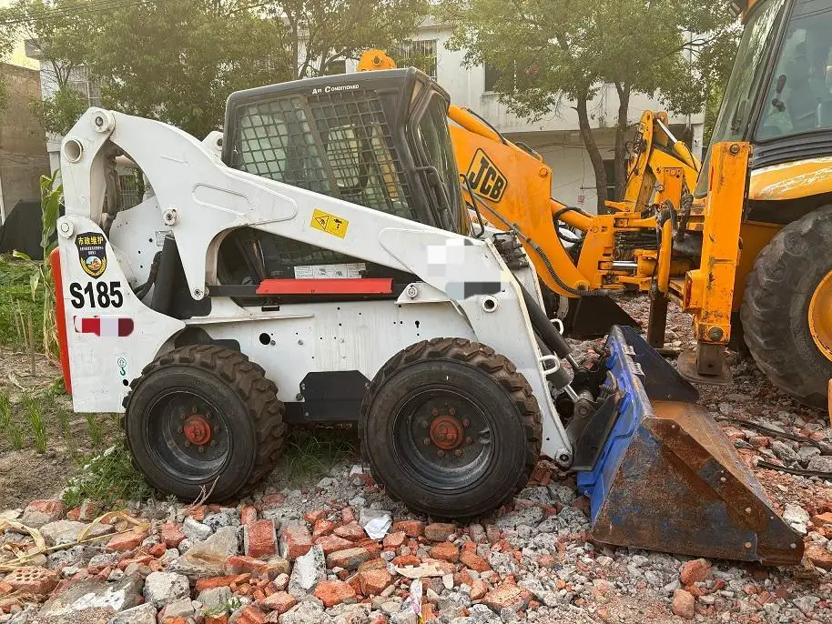4 X4 Wheels White Bobwild CatUsed Loaders / S185 Slip Loader / 160/165 ...