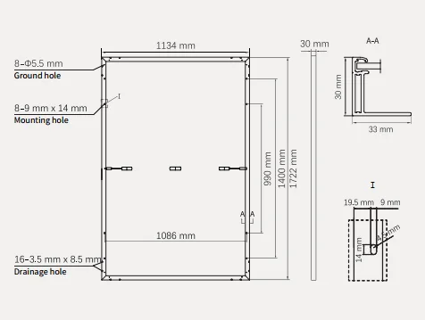 Whole Sale Price Astronergy N Type PV Module CHSM54N(BL)-HC Black Frame ...