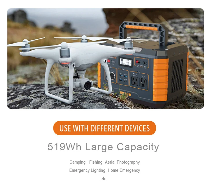 Mp500 Portable 519w Mini Ups 22.2v 23.4ah Lithium Battery ...