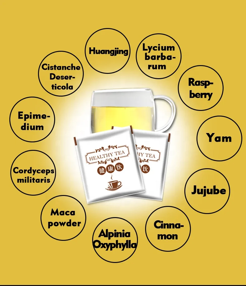 Herbal Maca Tea - Man & Woman Energy Tonic Tea Drink