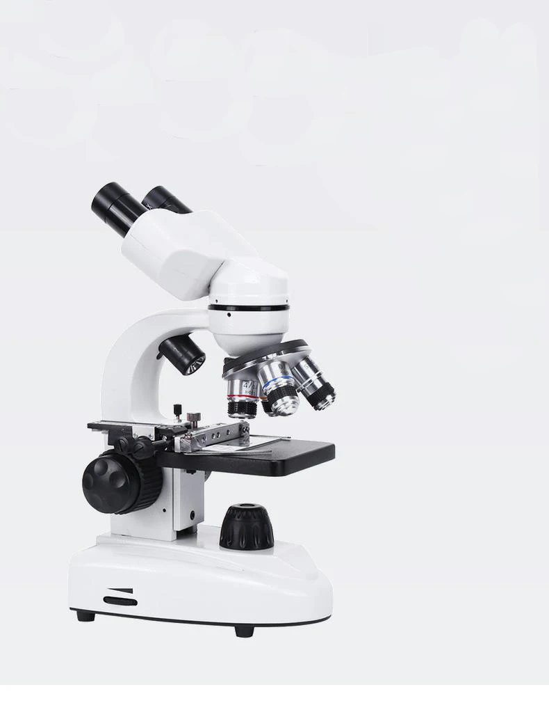 Student Education Compound Biological Optical Binocular Microscope 40X ...