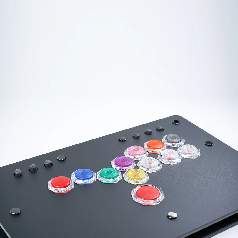 Duelpad Arcade Stick with Kailh Choc V2 Switches for Hitbox Buttons