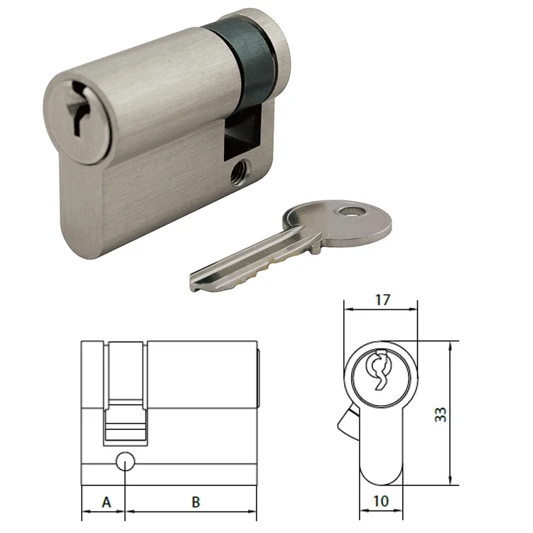 2-level Master Key System Single Profile Euro Lock Cylinder