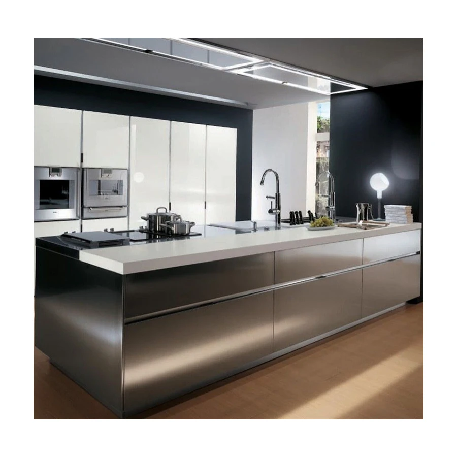 Stainless Steel Kitchen Cabinets - Modular & Durable