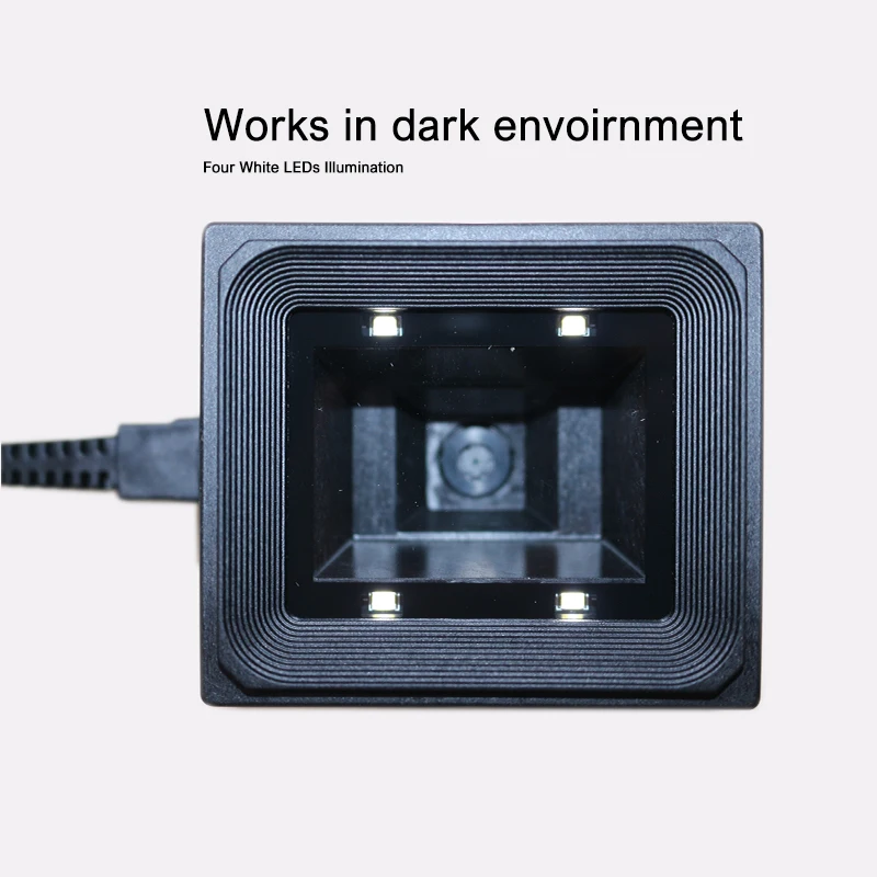 2d Barcode Scanner Module Wiegand Rs485 Usb Rs232 Fixed Mount Scanner ...