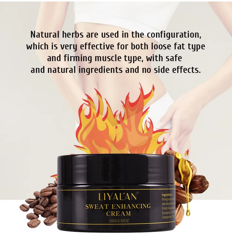 Private Label Natural Organic Sweat Gel Fat Burning Stomach Slimming ...