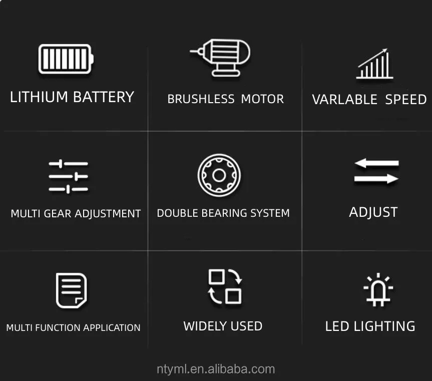 High Torque 21V Cordless Impact Wrench - Yameili Power Tools