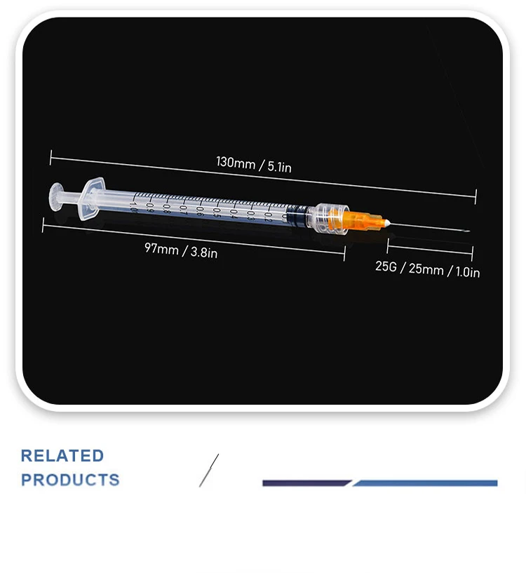 Medical Syringes Disposable Syringe Plastic Injection Syringe 1cc 2cc ...