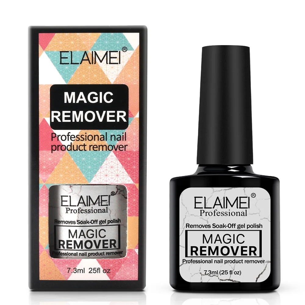 Elaimei Private Label Easily Scrub Nail Polish Remover Organic Custom