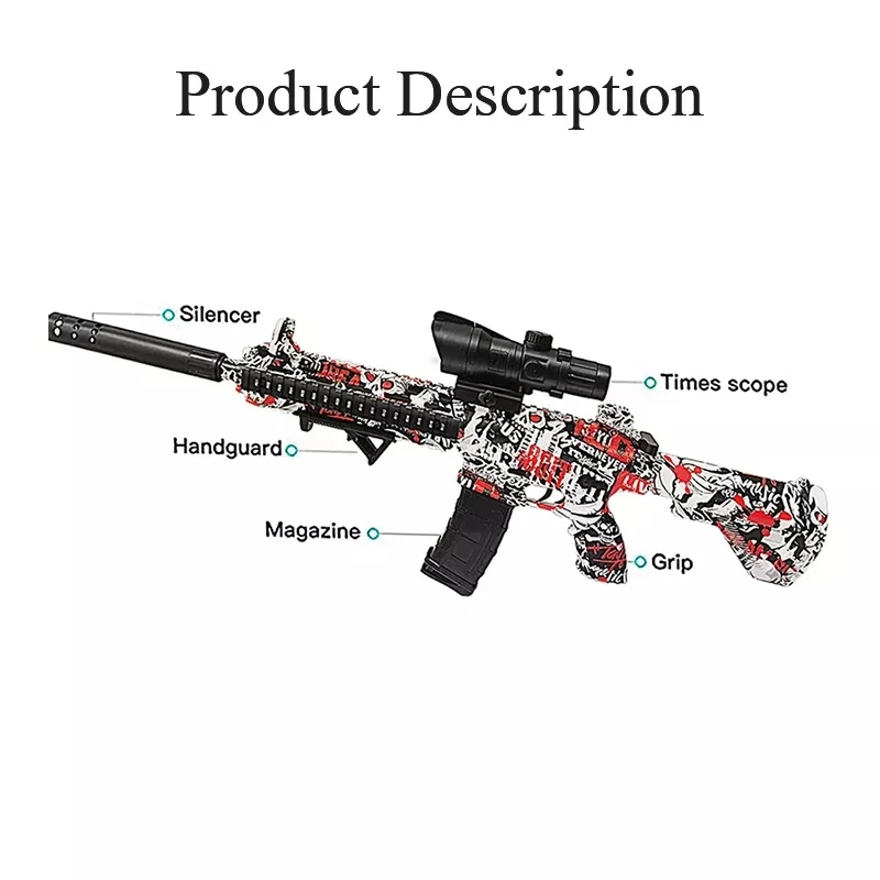 2022 Agreat M416 P90 Akm47 Wasser Gel Perlen Gewehr Outdoor Spielzeug ...